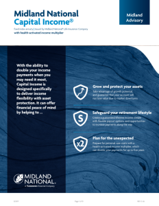 Capital Income fixed index annuity - Midland National